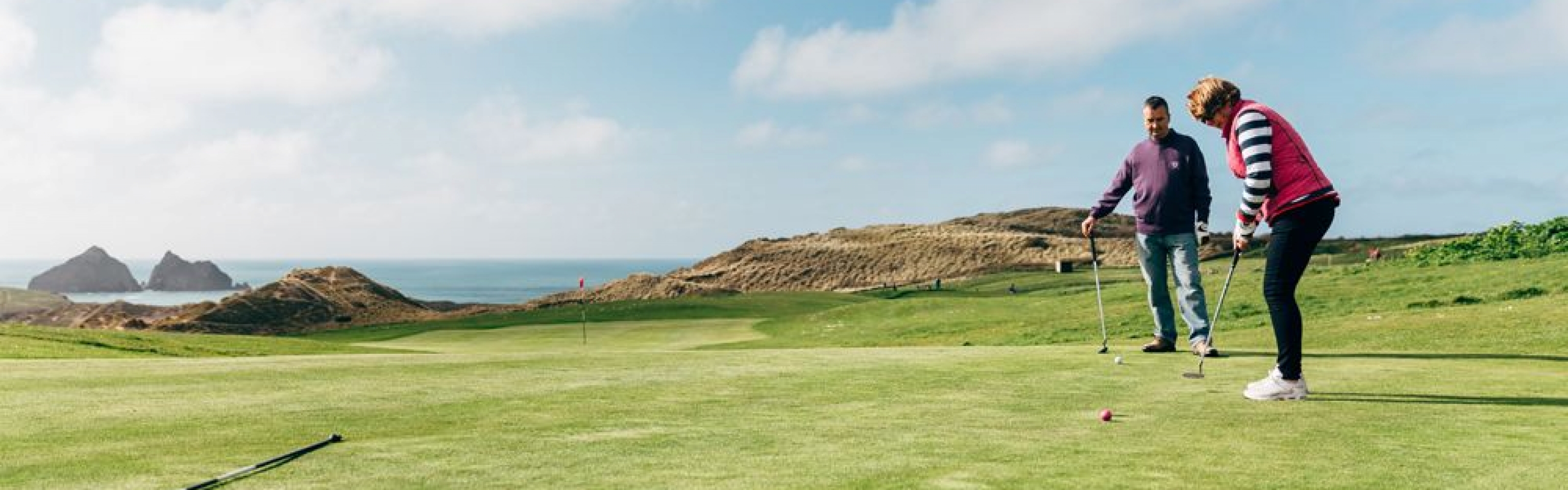 Swing into action with Holywell Bay Golf near Newquay, in Cornwall