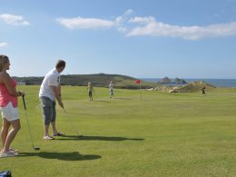 Swing into action with Holywell Bay Golf near Newquay, in Cornwall
